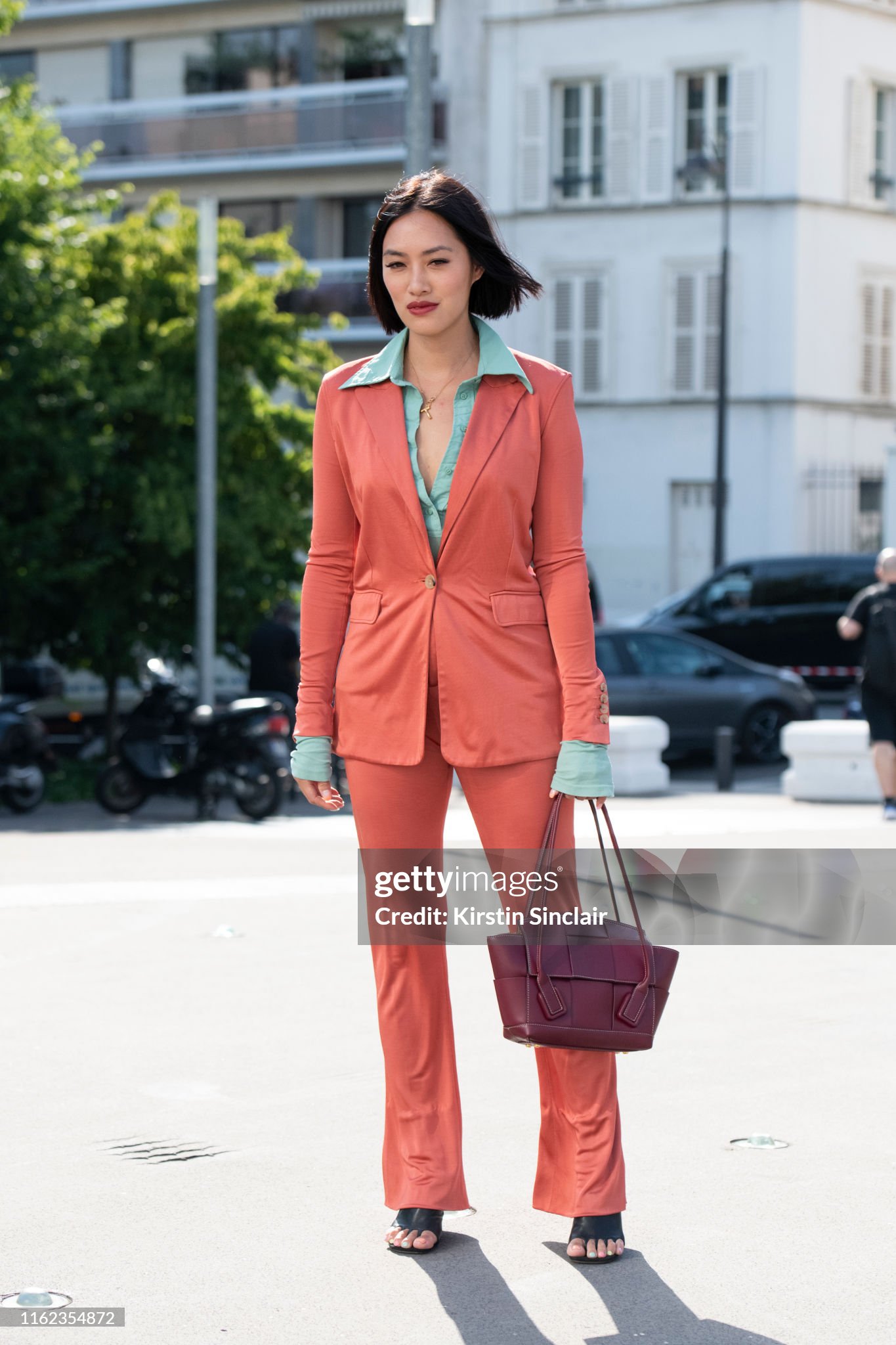 RECREATING TIFFANY HSU FASHION: ORANGE PANTS SUIT. – YESHUA AND TARA'S FASHION ADVICE 101