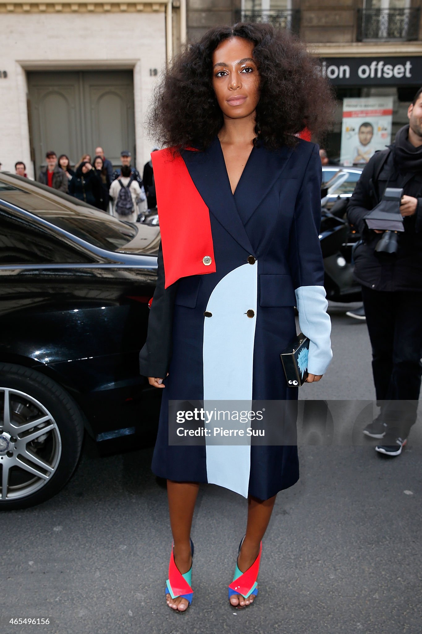 RECREATING SOLANGE KNOWLES FASHION: COLOR-BLOCK JACKET AND HEELS. HOW ...